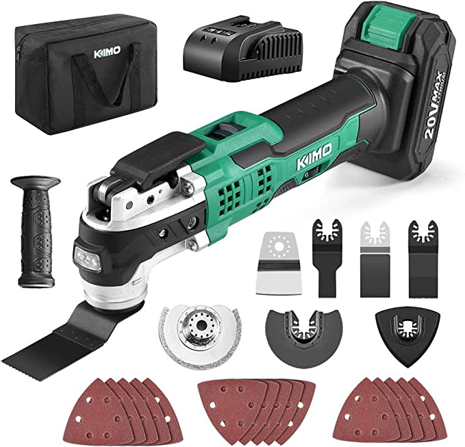 Kimo 20V Cordless Oscillating Tool Kit for $70 - L23Q3B-003