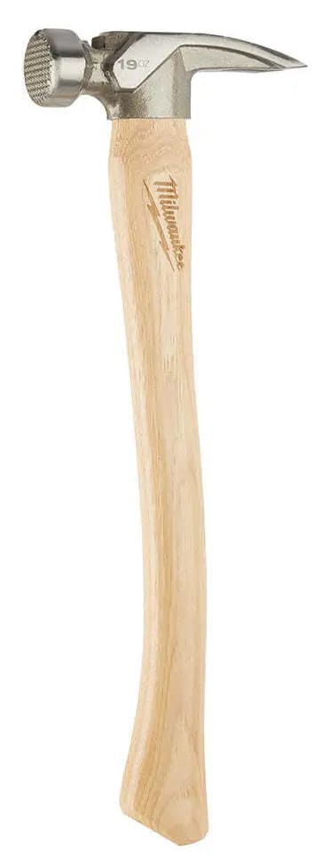 Milwaukee 19-oz. Milled Face Hickory Handle Framing Hammer for $14 - 48 ...