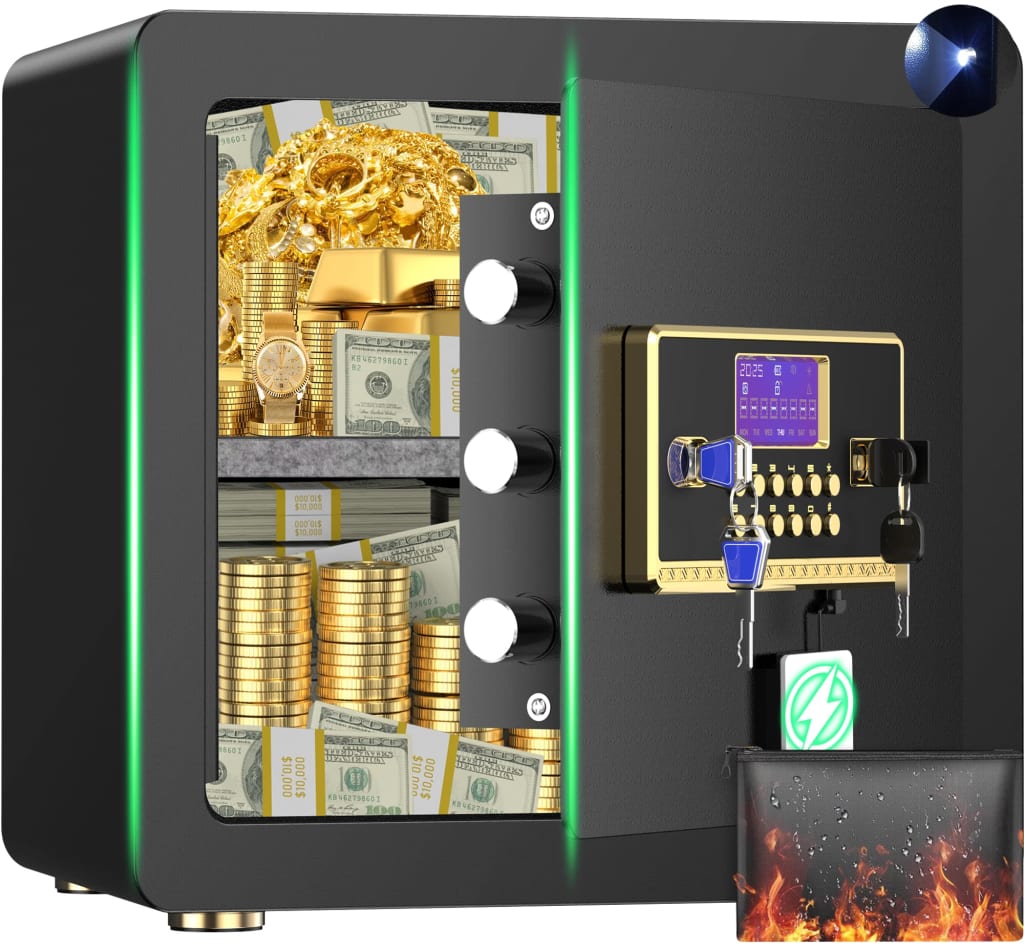 1.5-Cu. Ft. Anti-Theft Digital Safe Box for $80 - Safe Box-1-1.5