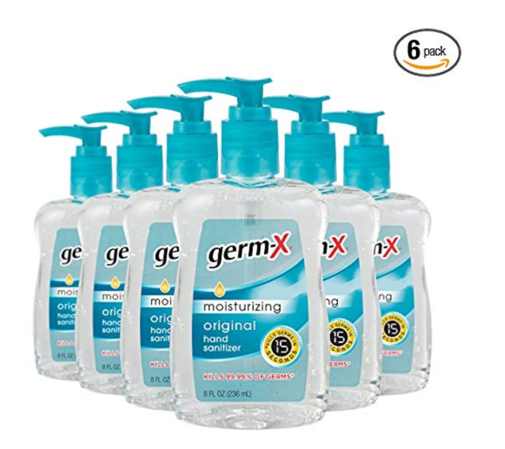 Germ-X 8-oz. Hand Sanitizer 6-Pack for $13 - 1000030515