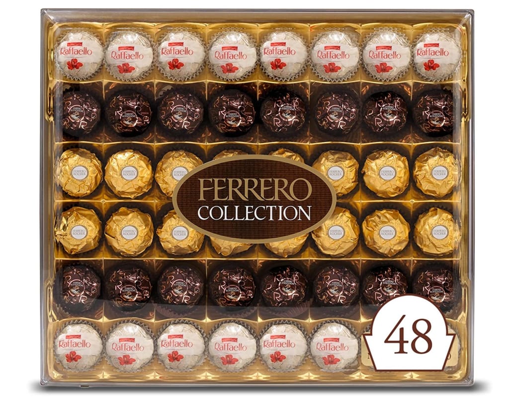 Ferrero Rocher Ferrero Chocolate Collection 48-Piece Box for $14 ...