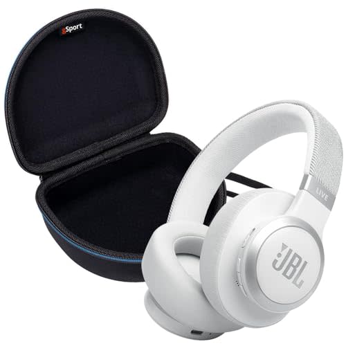JBL Live 770NC Wireless Over Ear Noise Cancelling Headphone Bundle with ...