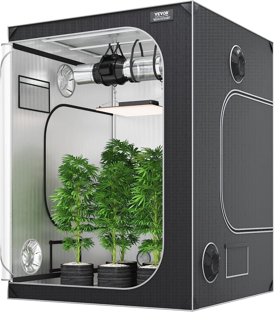 Vevor 5x5-Foot Grow Tent for $92 - GT2000D60