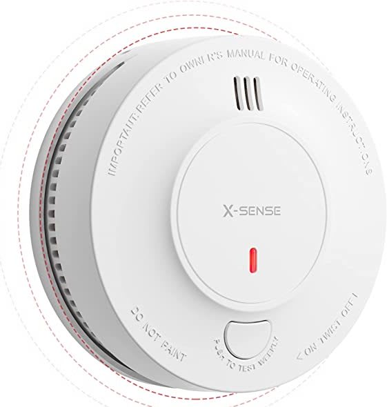 X-Sense Wireless Interconnected Smoke Detector Fire Alarm for $17 - SD19-W