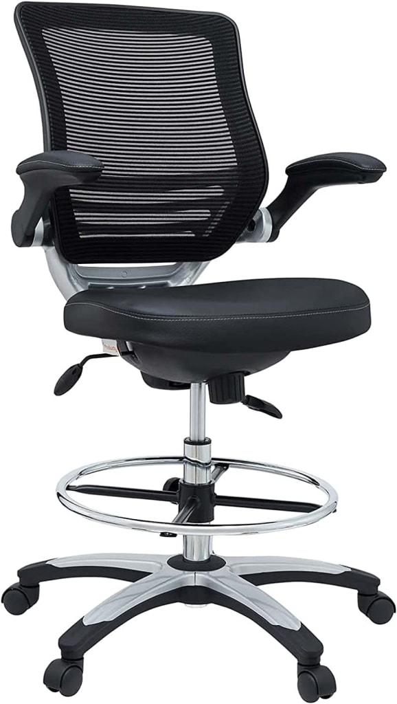 Modway Edge Drafting Chair for $139 - EEI-211-BLK