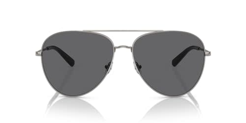 Brooks Brothers Men's BB4064 Aviator Sunglasses, Shiny Gunmetal/Dark ...