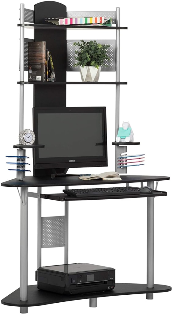 Calico Designs Arch Tower Corner Computer Desk for $147 - 50510