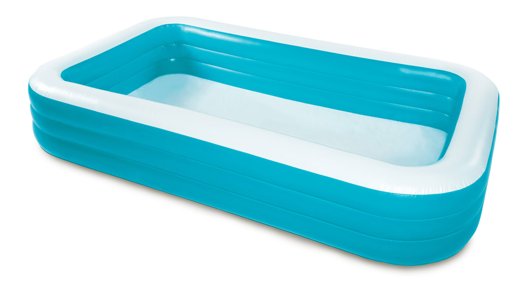 Play Day 10-Foot Deluxe Inflatable Family Pool for $20 - KB0530000138