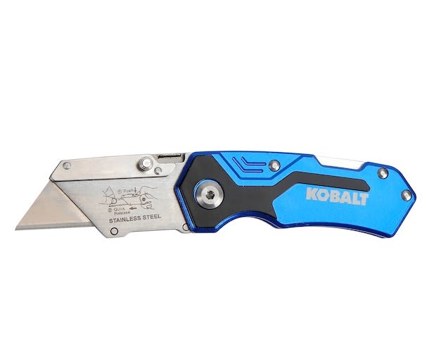 Kobalt Compact Lockback Folding Utility Knife for $6 - 58976