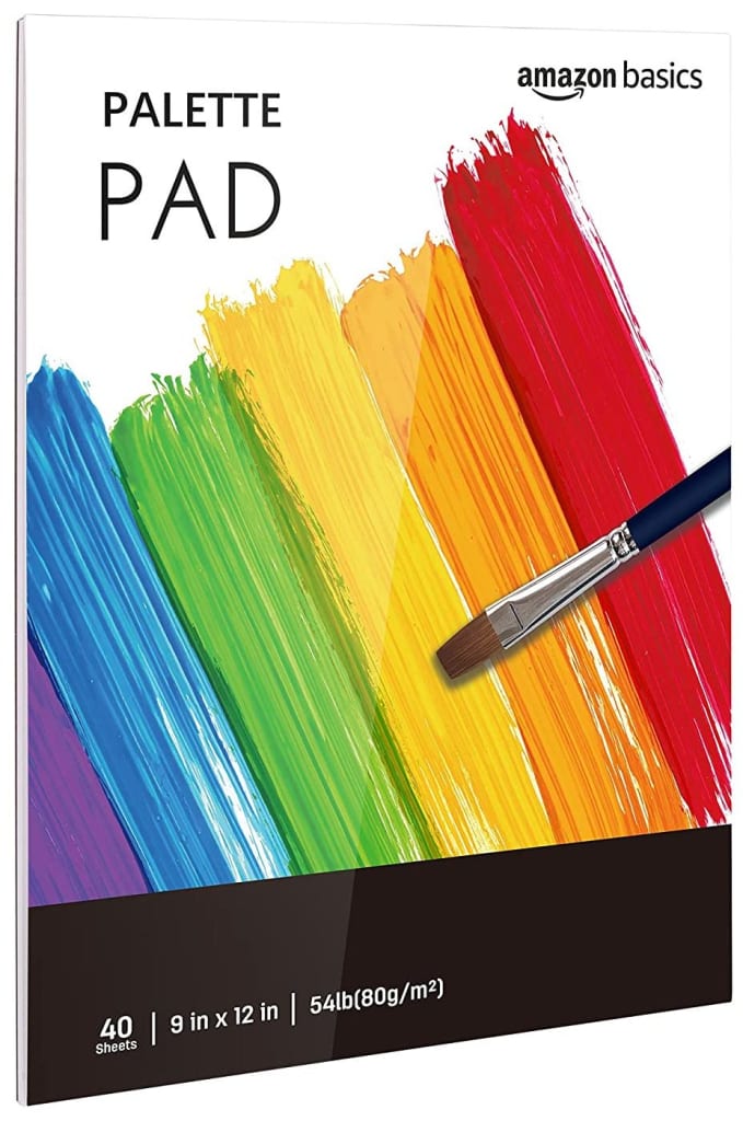 Amazon Basics 40-Sheet Palette Pad for $3 - PP001-P
