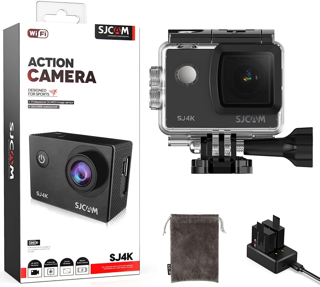 SJCAM 4K Underwater WiFi Action Camera for $33 - SJ4K