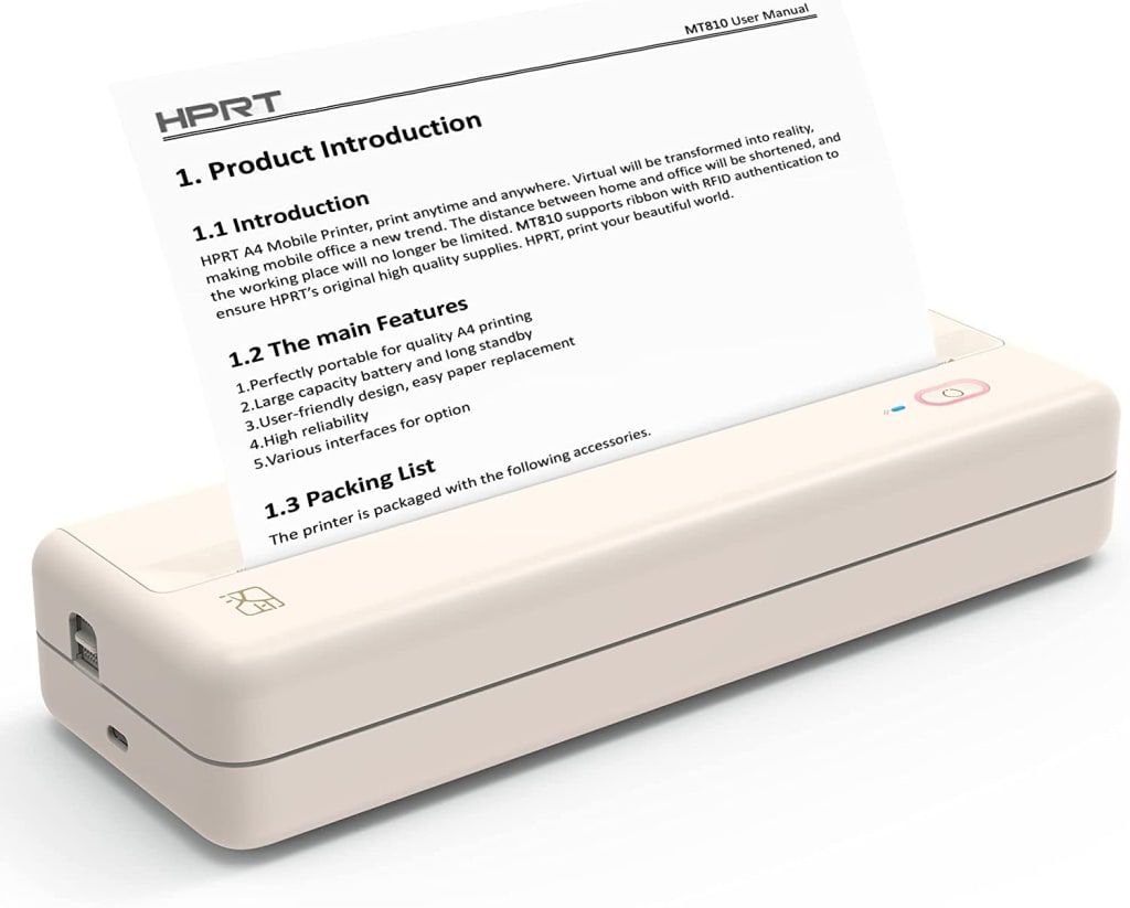 HPRT Portable Travel Printer for $140 - MT810