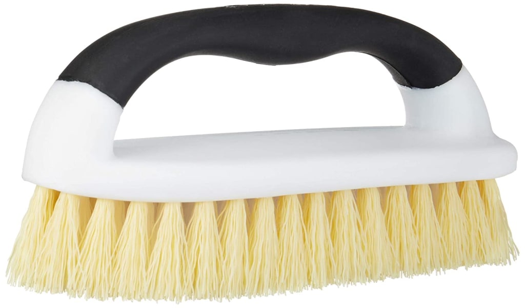 Amazon Basics Soft Grip Scrub Brush for $8 - SBR-AZ