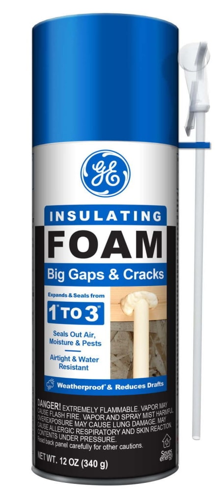 GE Big Gaps & Cracks Insulating Foam 12-oz. Can: $4.24 - 2744168