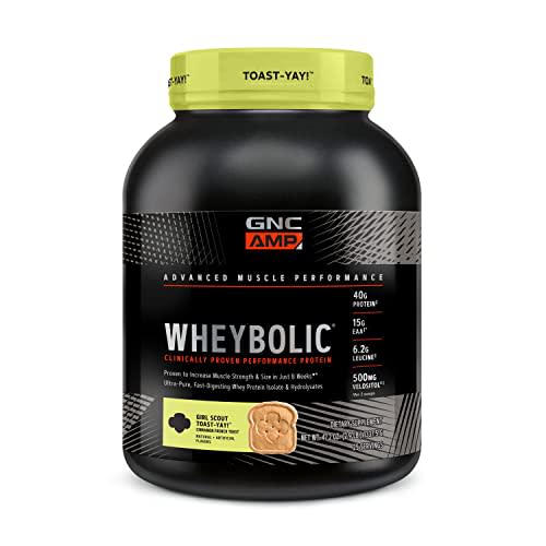GNC AMP Wheybolic Protein Powder | Targeted Muscle Building and Workout ...