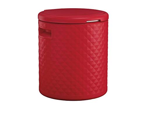 Suncast Resin Cooler Side Table with Removable Liner - Lightweight ...