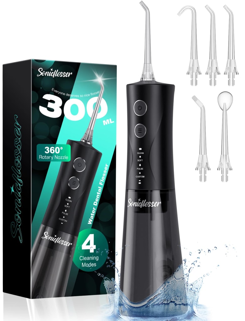 Sonicflosser Water Dental Flosser for $9.99 w/ Prime - F5040