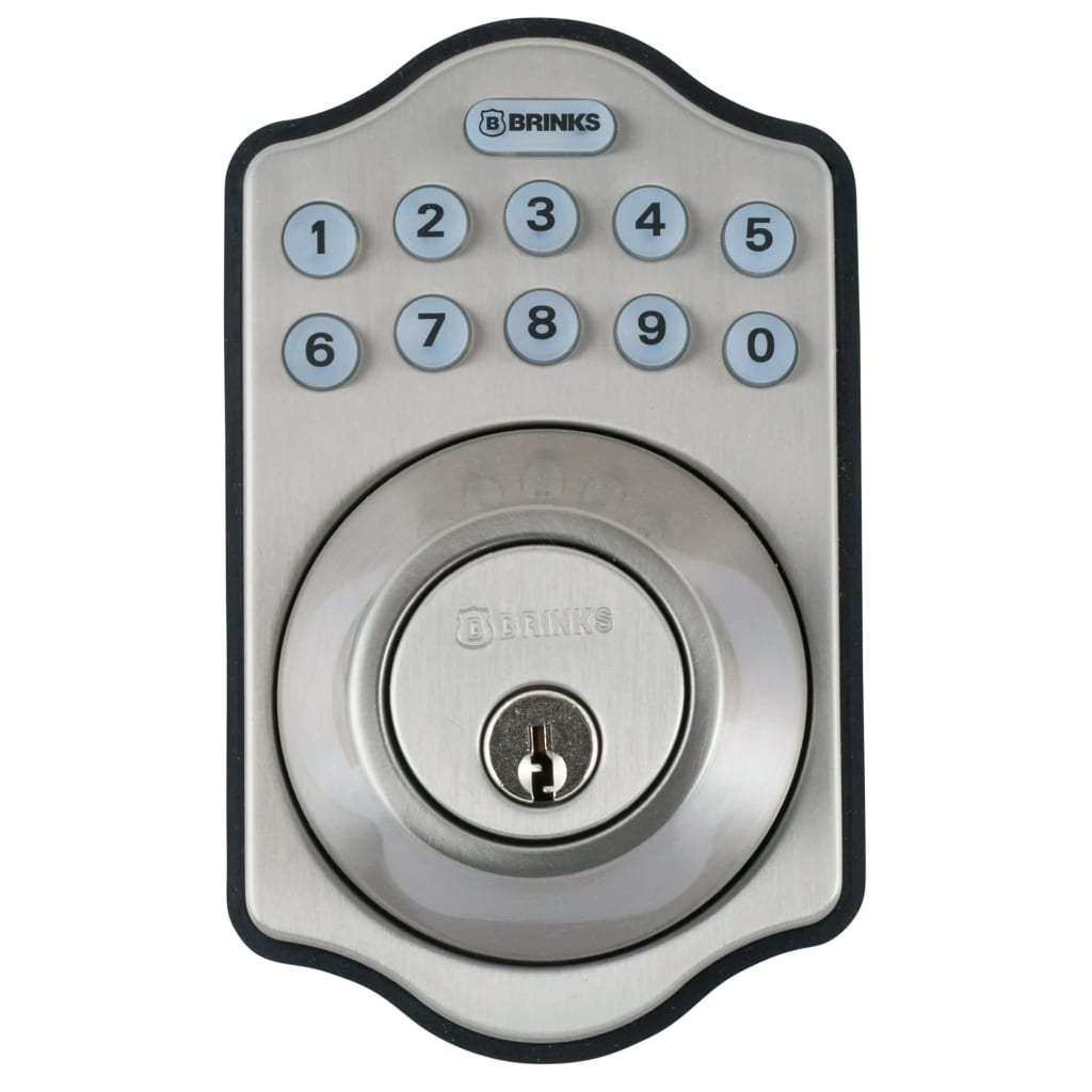 Brinks Electronic Deadbolt Door Lock for $29 - 2686-119