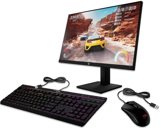 HP 27" Monitor Bundle w/ Hyper X Gaming Keyboard & Mouse for $251 - x27 ...