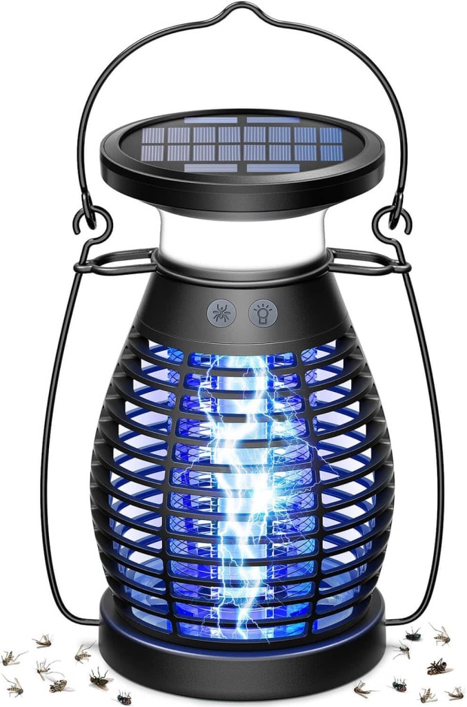 Burlan Solar Cordless Bug Zapper for $13 - BK-21