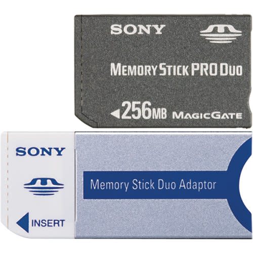 Sony 256 MB Memory Stick PRO Duo Flash Memory Card MSXM-256S for $75