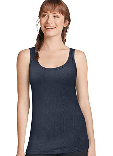 Jockey Women's Activewear Rib Tank, Navy Heather, 1X for $15 - 100186054