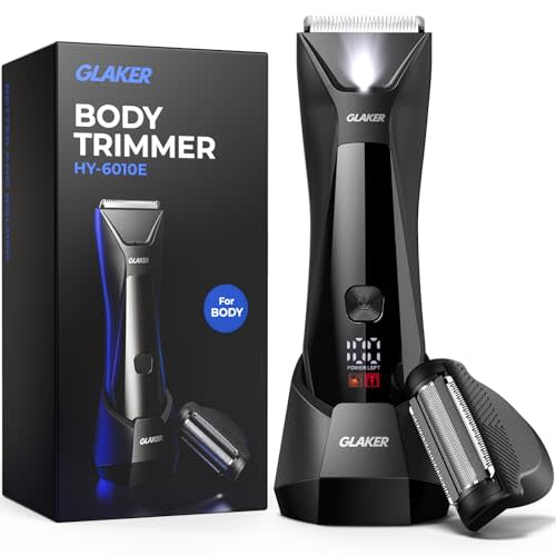 Glaker Men's Dual-Head Body Hair Trimmer for $20