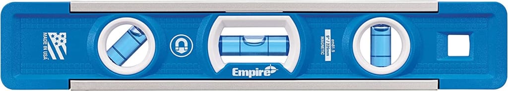 Empire True Blue 9" Aluminum Magnetic Torpedo Level for $10 - EM81.9