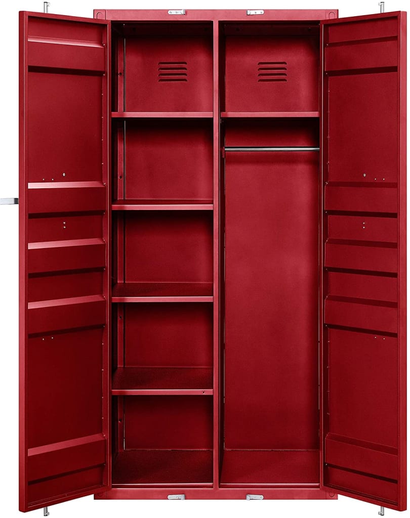 Acme Furniture Cargo Double Door Metal Wardrobe for $605 - 37919