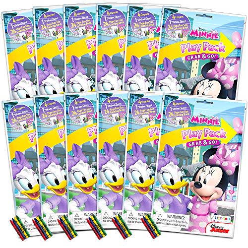 Disney Minnie Mouse Party Favor Packs ~ 12 Play Packs Filled with ...
