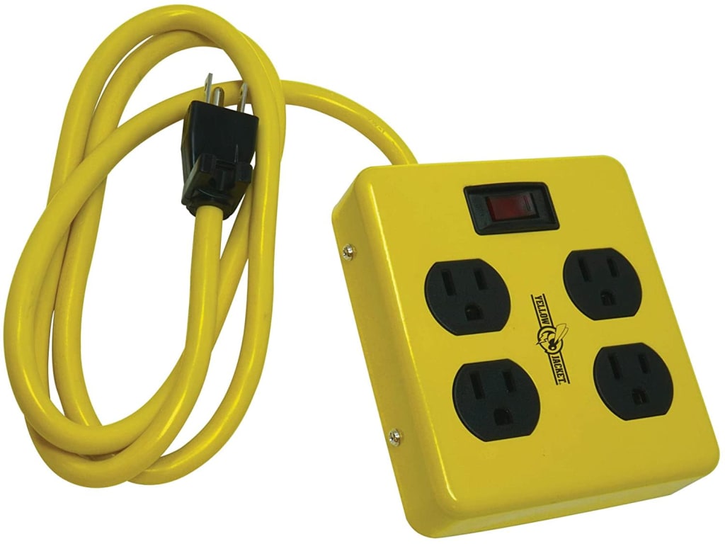 Yellow Jacket 4-Outlet Power Block for $19 - 2177N