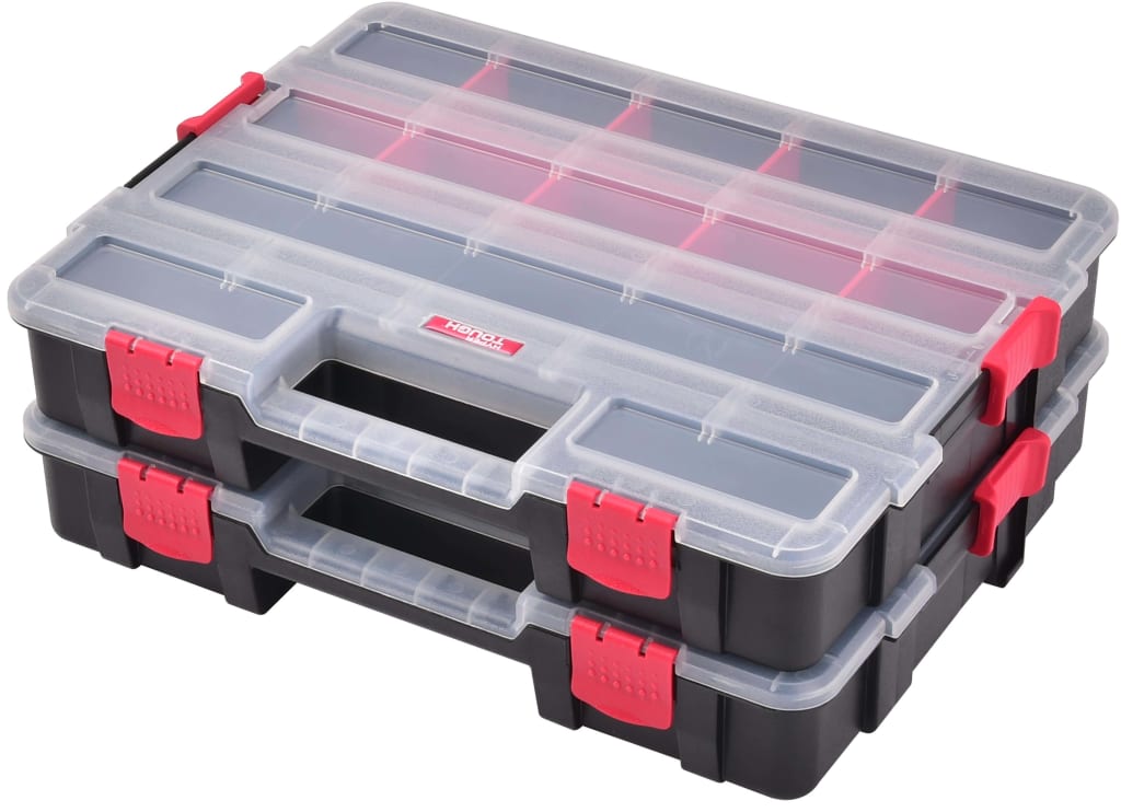Hyper Tough Heavy-Duty Interlocking Organizer 2-Pack for $13 - WM320034