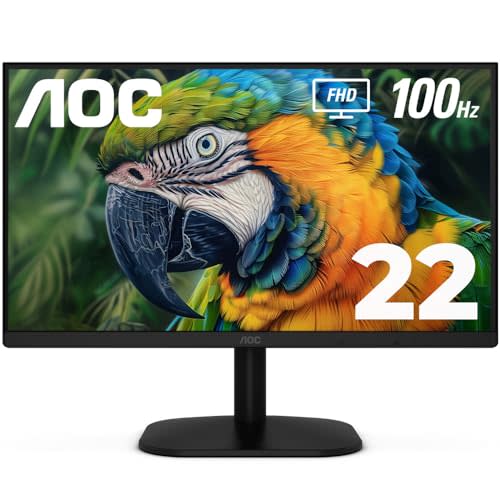AOC 22B2HM2 22" Full HD (1920 x 1080) 100Hz LED Monitor, Adaptive Sync ...