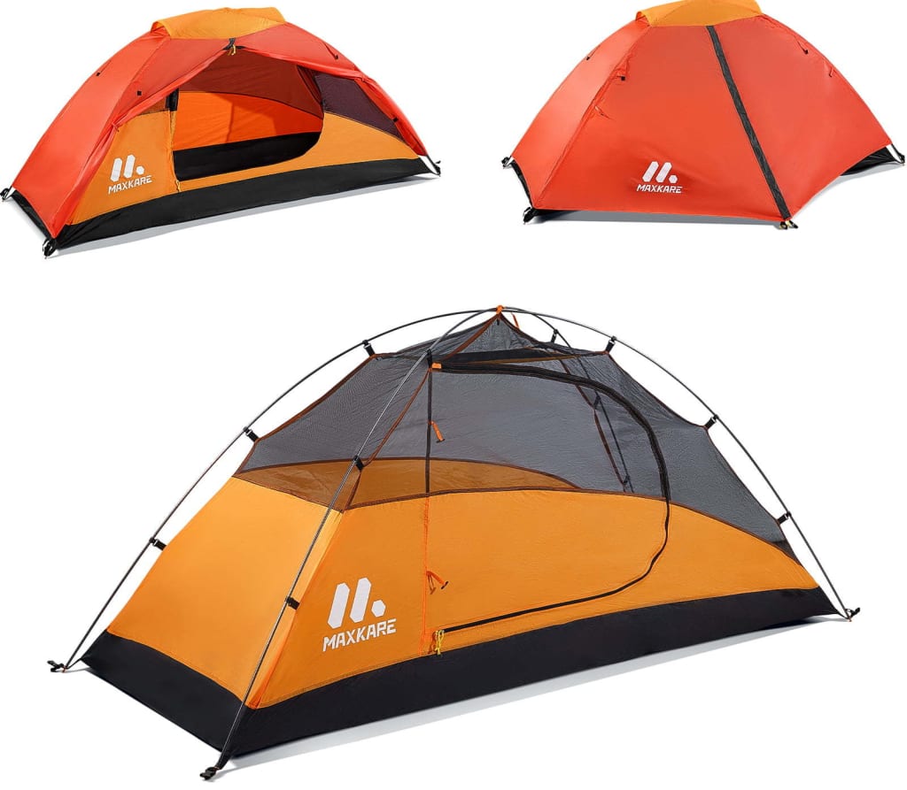 MaxKare 1-Person PU 5000mm Waterproof Backpacking Tent for $45 - TT ...