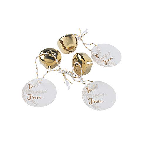 Fun Express Jingle Bell Gift Tags - Party Supplies - 24 Pieces for $7 ...