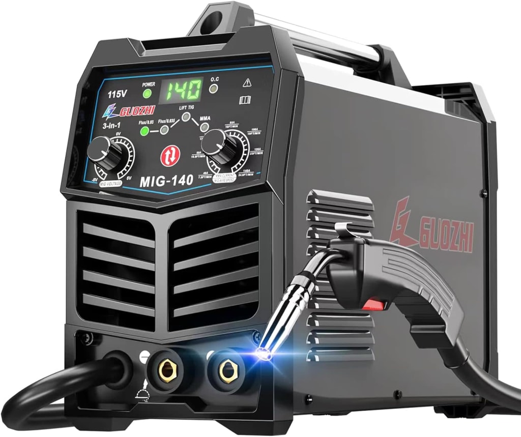 3-in-1 140A MIG / ARC / Lift TIG Welding Machine for $56 - MIG140