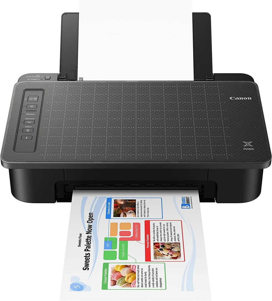 Canon Pixma TS302 Wireless Inkjet Printer for $49