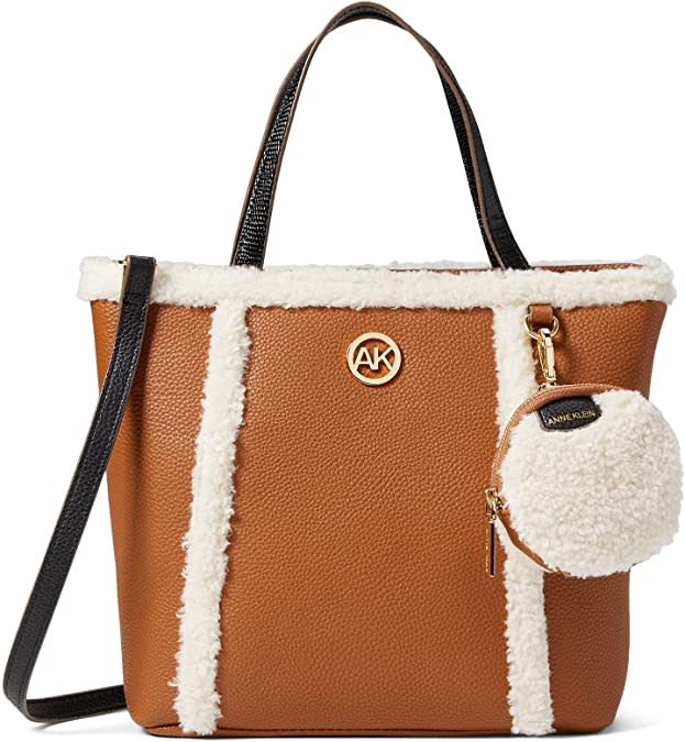 Anne Klein Mini Tote with Shearling for $24 - AKH4387
