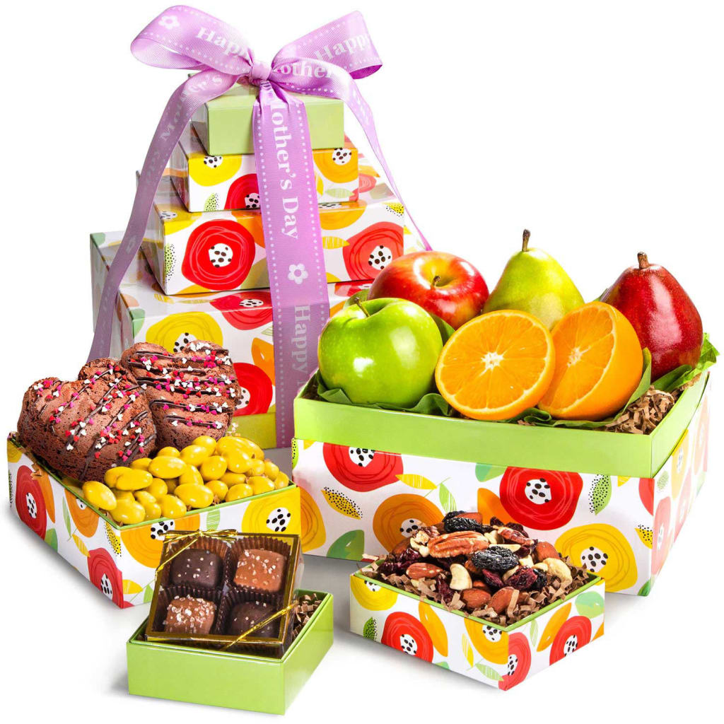 Golden State Fruit Mother's Day Fruit and Sweets Tower for $30 - AT0463M