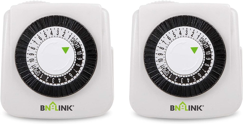 BN-Link 24-Hour Mechanical Outlet Timers 2-Pack for $7 - BND-60/U44