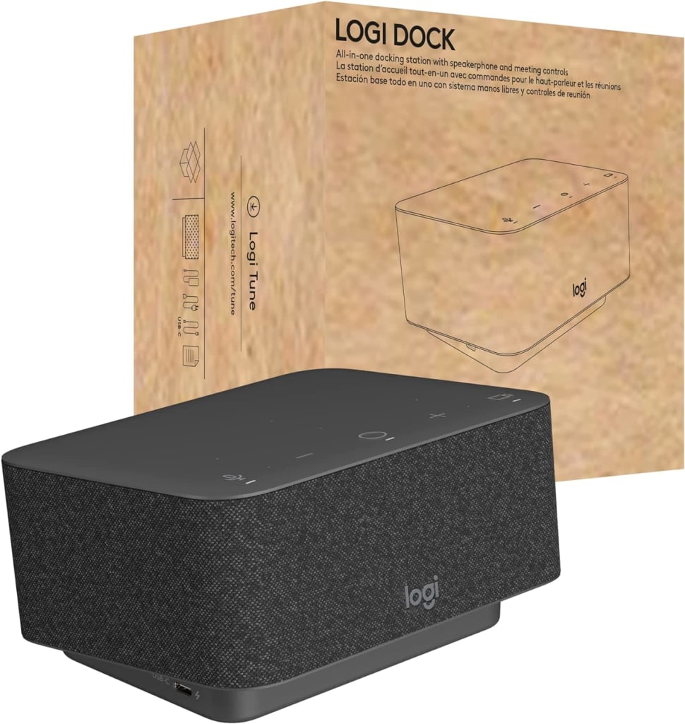 Logitech Logi Dock All-in-One USB C Laptop Docking Station for Zoom ...