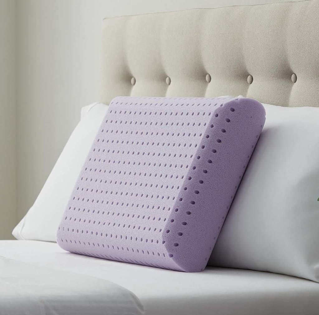 Allswell Lavender Infused Memory Foam Pillow for $28 - WMAWSS30LV