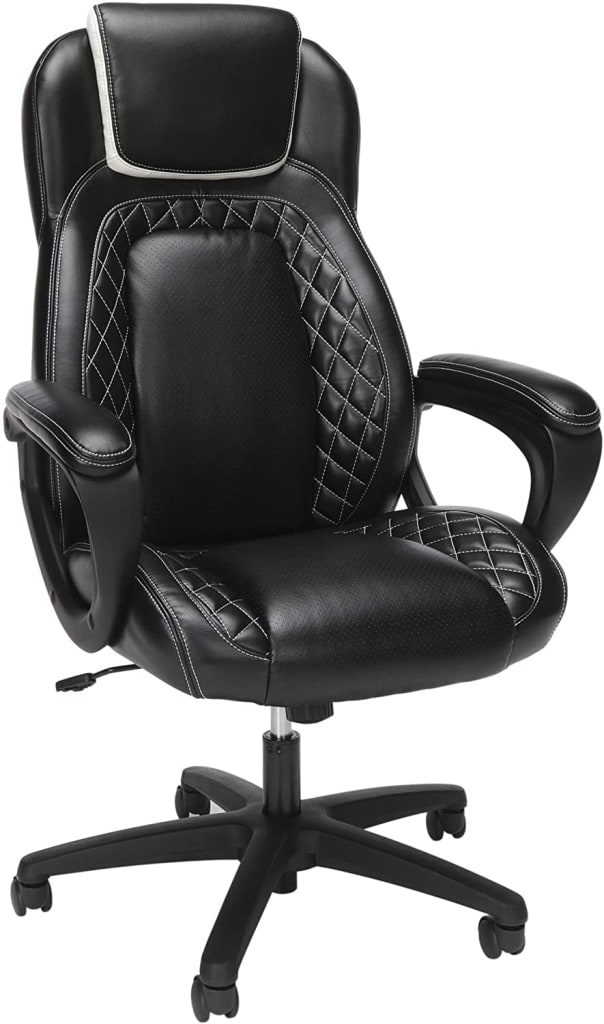 OFM Essentials ESS Collection Racing Style Office Chair for $125 - ‎ESS ...