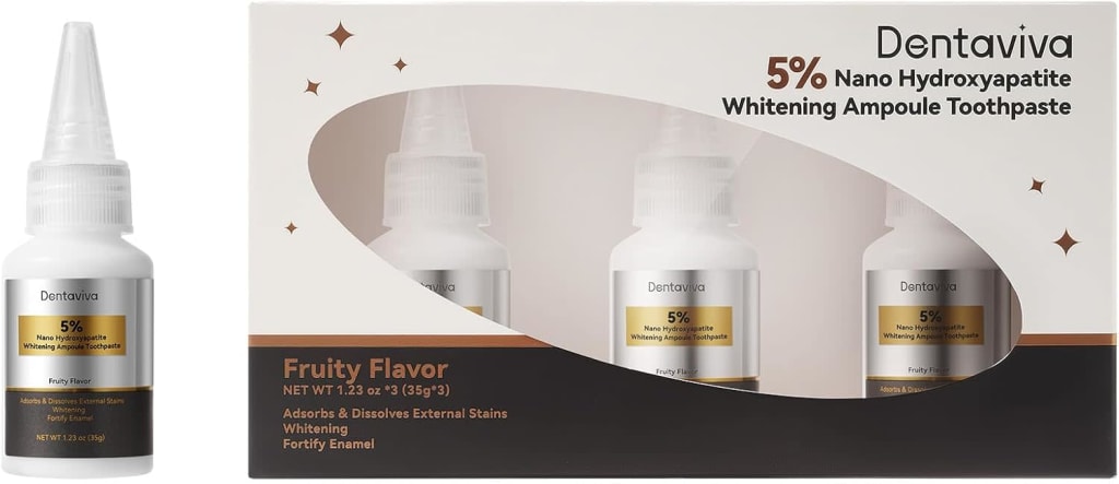 Dentaviva Hydroxyapatite and Alpha-Hydroxy Acid Ampoule Toothpaste for $6