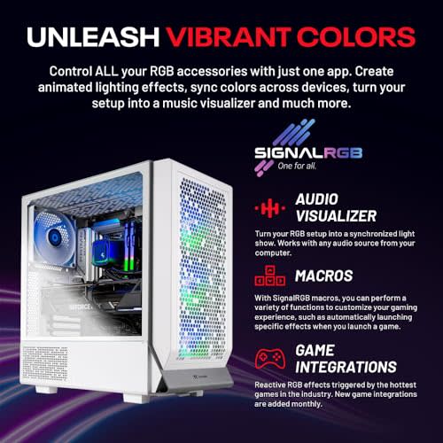 Skytech Omega Gaming PC, Ryzen 7 7800X3D 4.2 GHz, RTX 4070 Super, 1TB ...