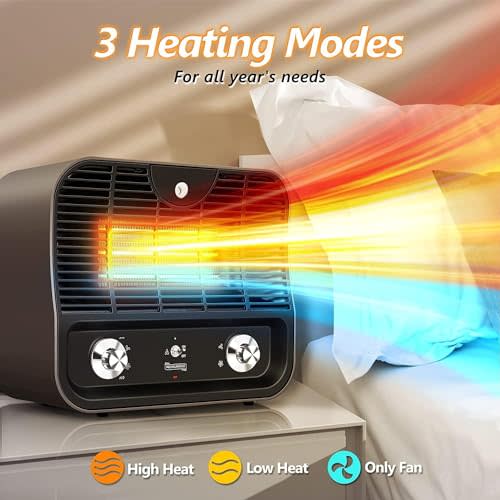 MICHELANGELO 3-in-1 Space Heater with Humidifier, Small Room Heaters ...