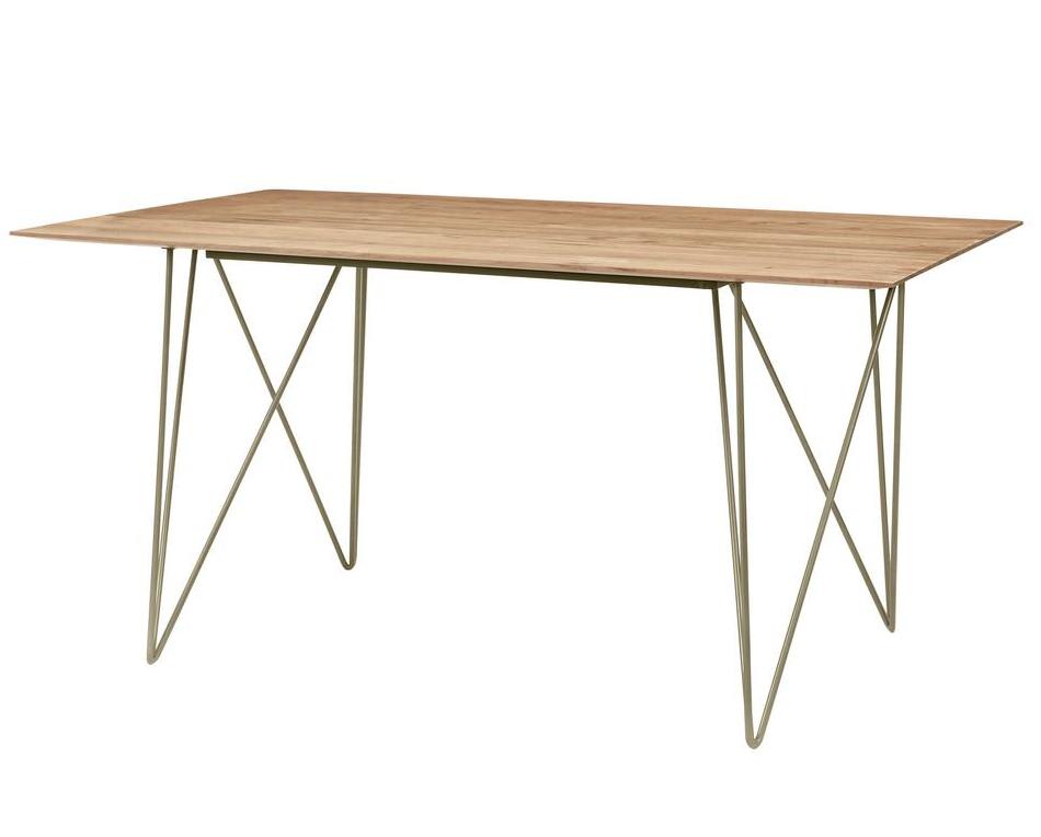 Home Decorators Collection Delavan 6-Person Dining Table w/ Solid Wood ...