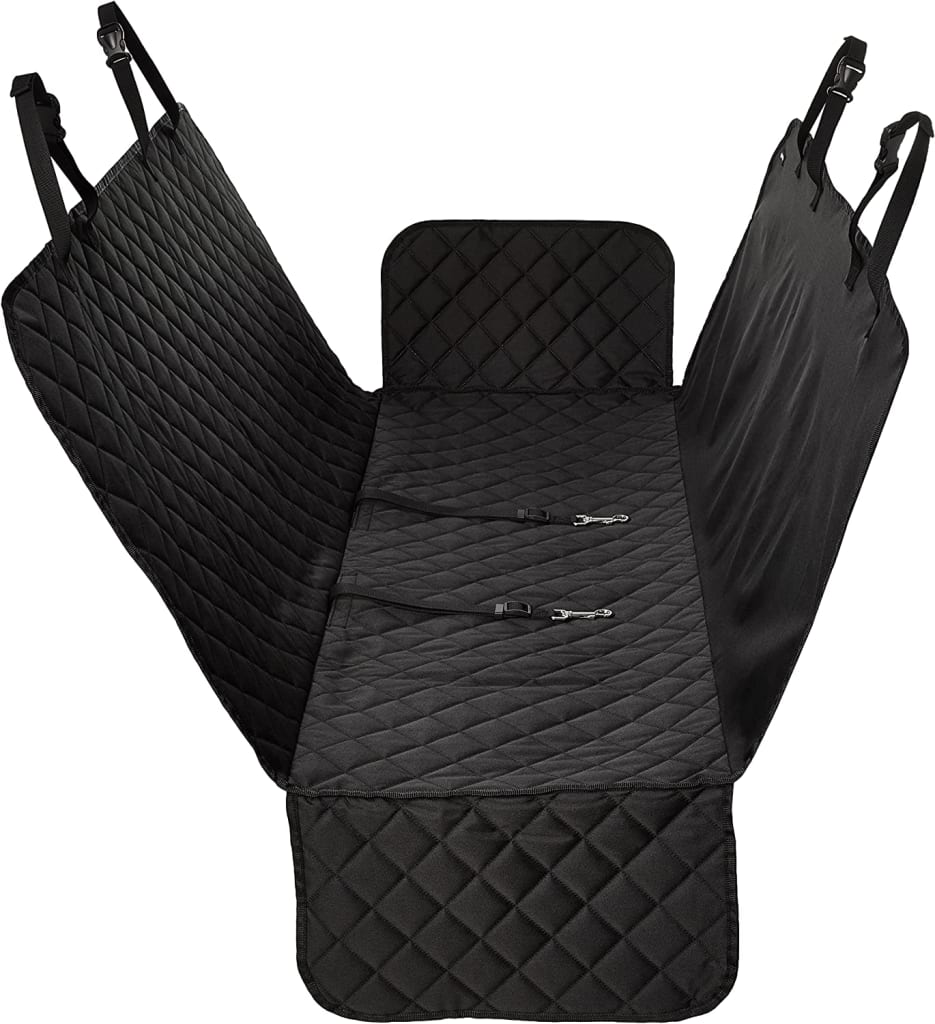 Amazon Basics Quilted Car Backseat Cover for $13 w/ Prime - AMZQHMK-001