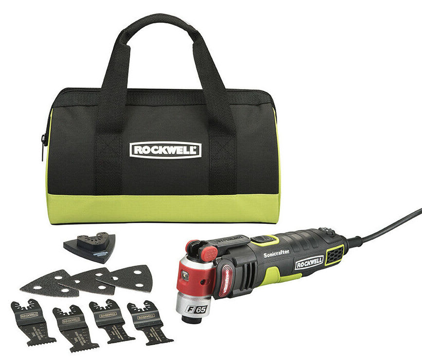 Rockwell RK5144K F65 10-Piece 4-Amp Corded Oscillating Tool Kit for $80