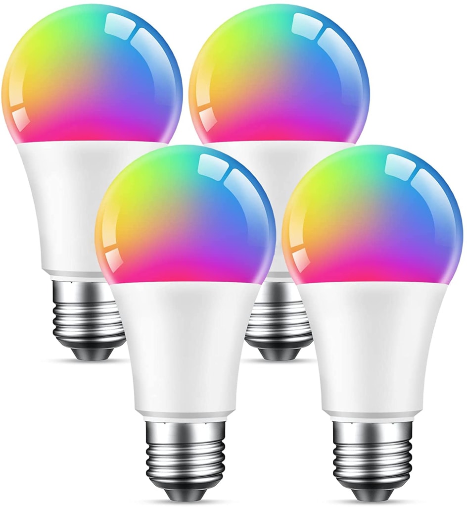 Beantech RGB+W WiFi Smart Bulb 4-Pack for $11 - ‎WB5-4p